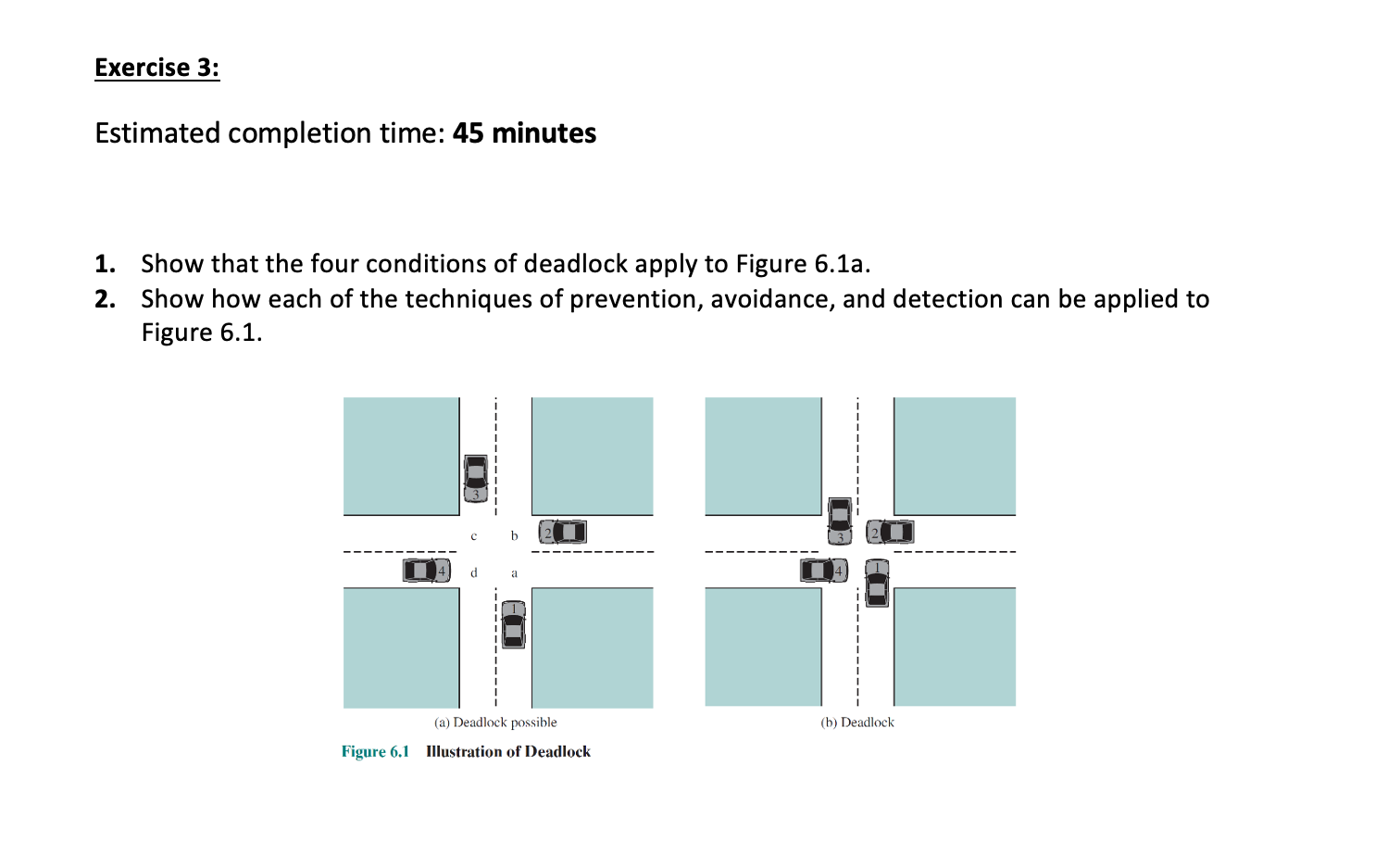 Solved Exercise 3: Estimated completion time: 45 minutes 1. | Chegg.com