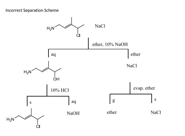 Solved On a page titled Incorrect Separation Scheme print | Chegg.com