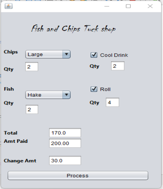 Solved Improve below Java code to have estactics of the | Chegg.com
