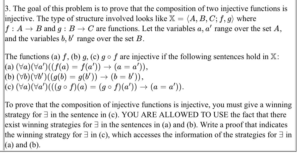 Solved 3. The goal of this problem is to prove that the | Chegg.com