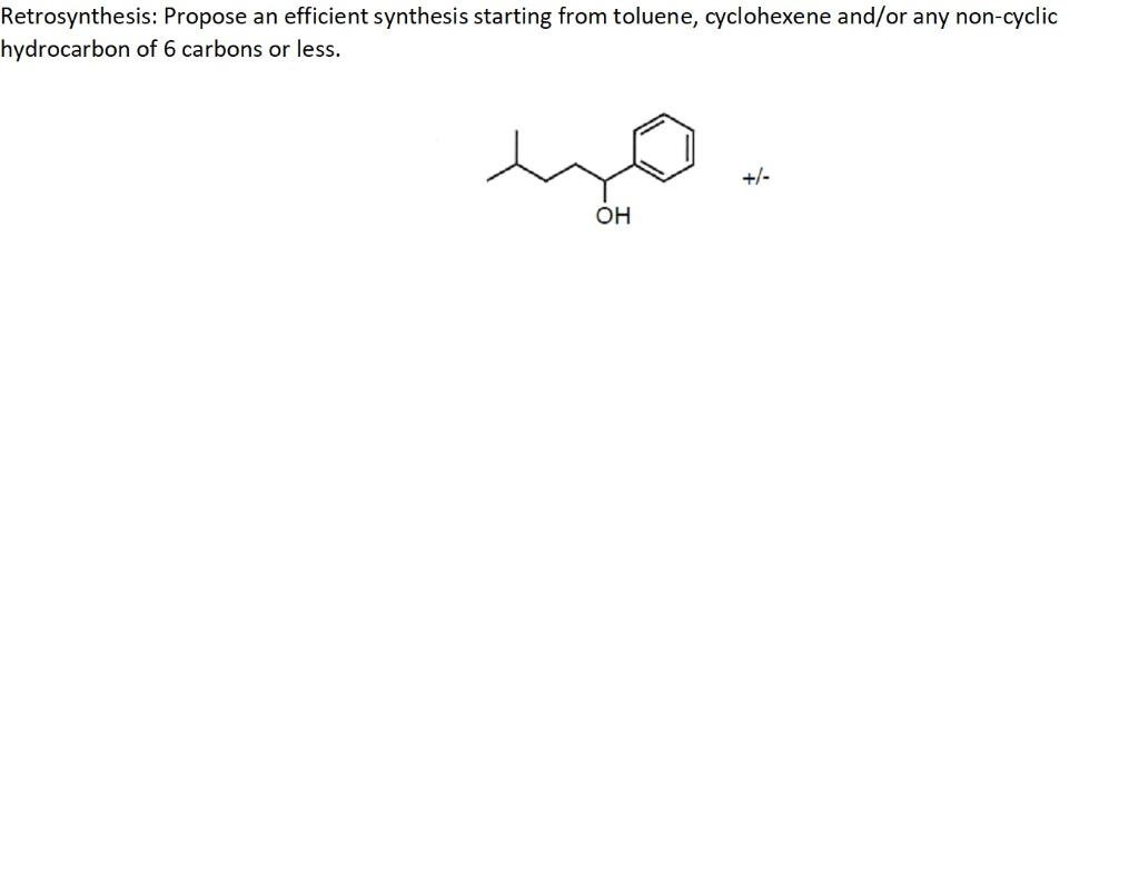 Solved Retrosynthesis: Propose an efficient synthesis | Chegg.com