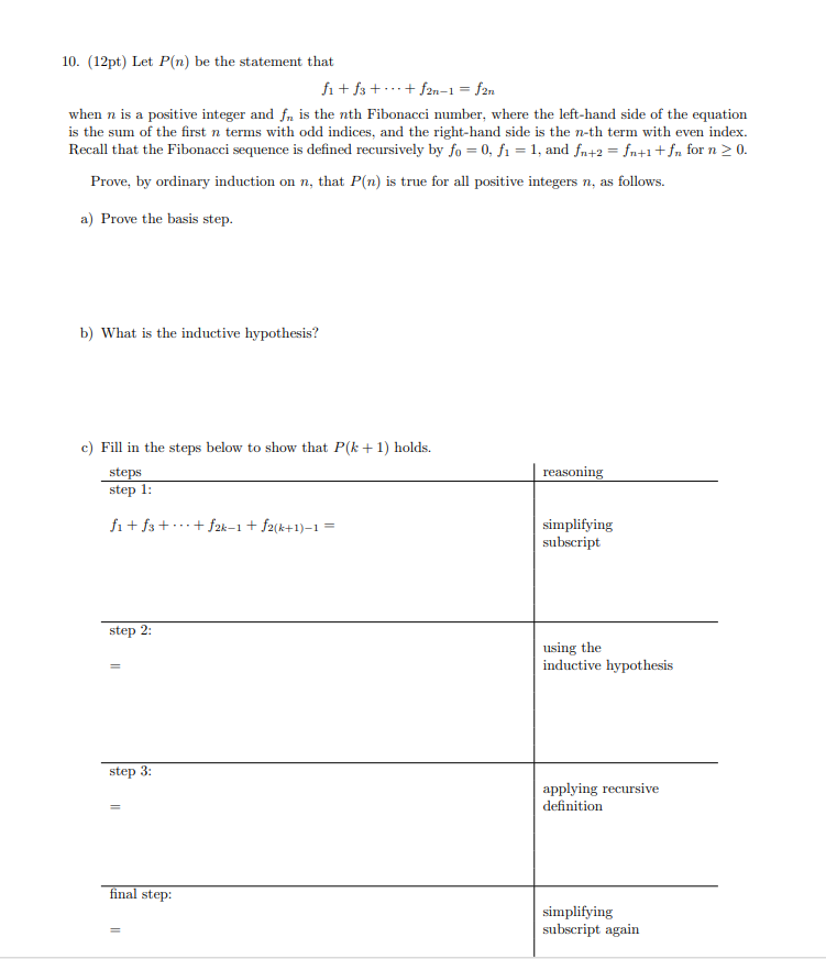 Solved Please answer the following question and lay the | Chegg.com