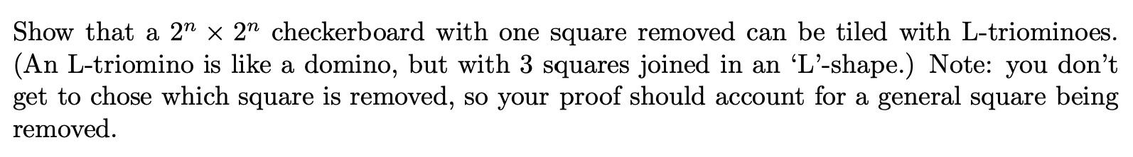 Solved It Must Be Strong Complete Induction Weak Induction