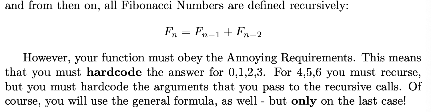 Solved I need help implementing these recursive functions | Chegg.com