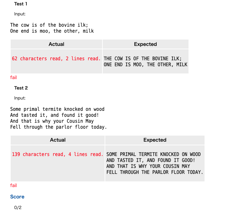 Solved Here is a filter than counts characters and lines in | Chegg.com