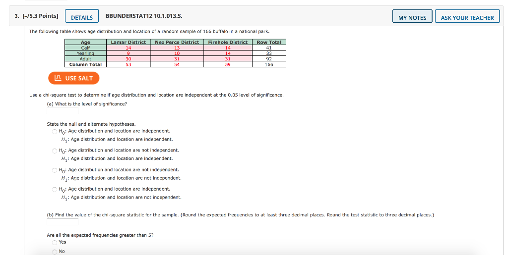 Solved 3. [-/5.3 Points] DETAILS BBUNDERSTAT12 10.1.013.S. | Chegg.com