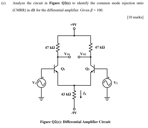 Solved (c) Analyze the circuit in Figure Q2(c) to identify | Chegg.com