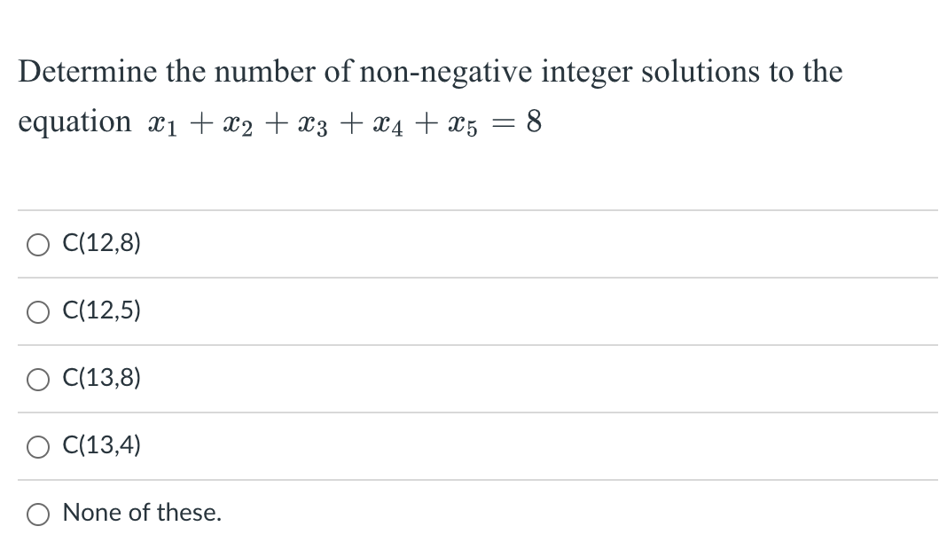 Solved Determine the number of non-negative integer | Chegg.com