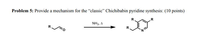 Solved Problem 5: Provide a mechanism for the "classic" | Chegg.com