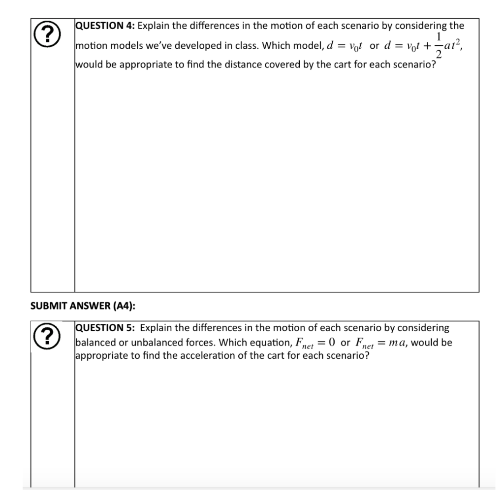 Solved Consider these three scenarios and discuss if the | Chegg.com