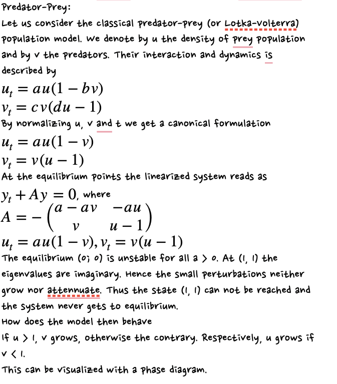 The (normalized, of the lectures on stability) | Chegg.com