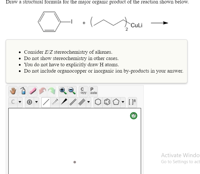 Solved Gilman Reagent Coupling with Organic Halides: Draw a | Chegg.com