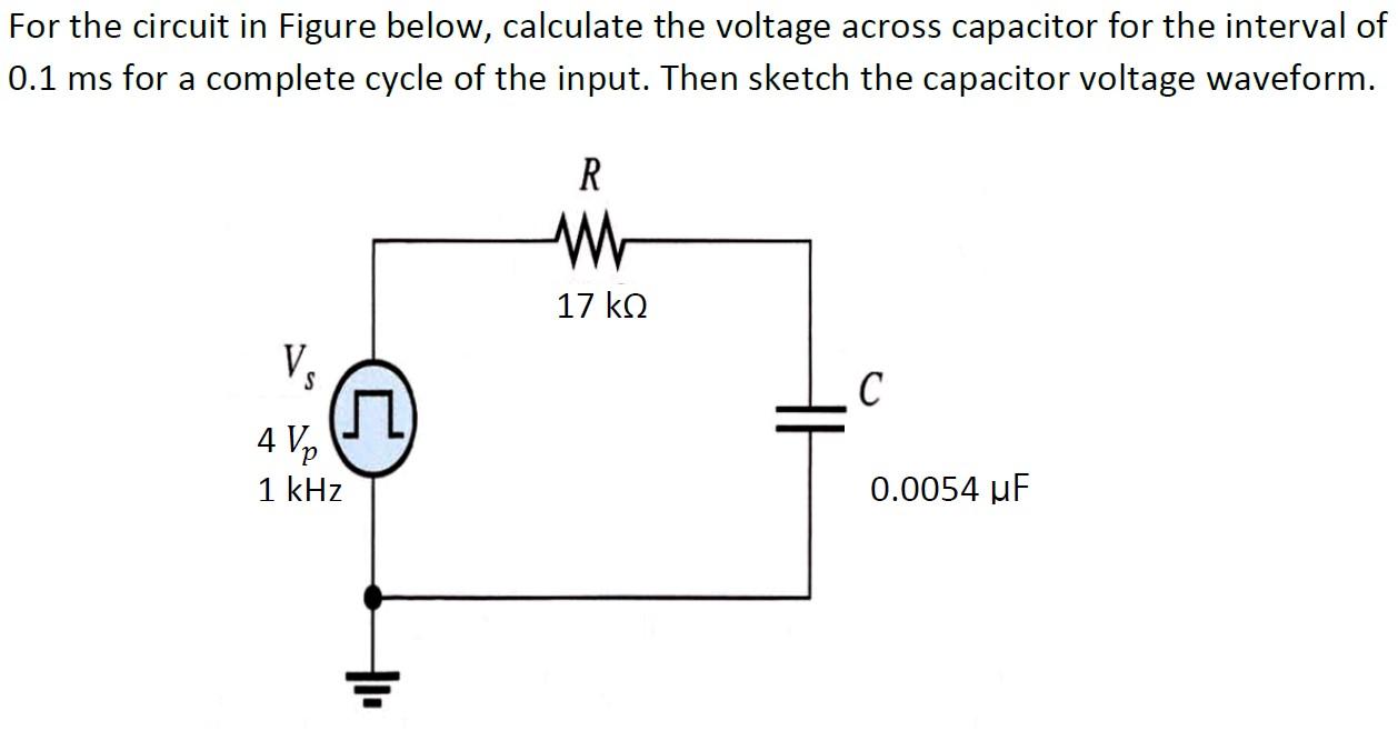 Solved For the circuit in Figure below, calculate the | Chegg.com