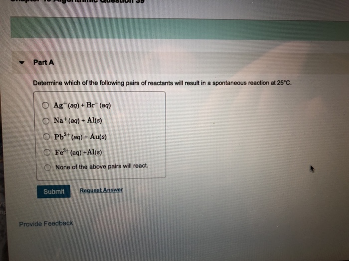 Solved Which of the following pairs will result in a | Chegg.com