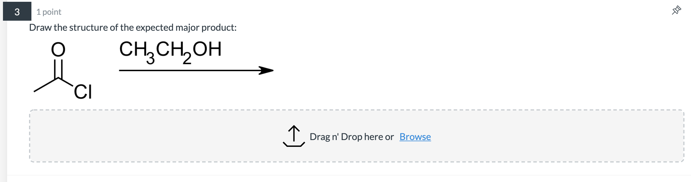 Solved 3 四 1 Point Draw The Structure Of The Expected Major
