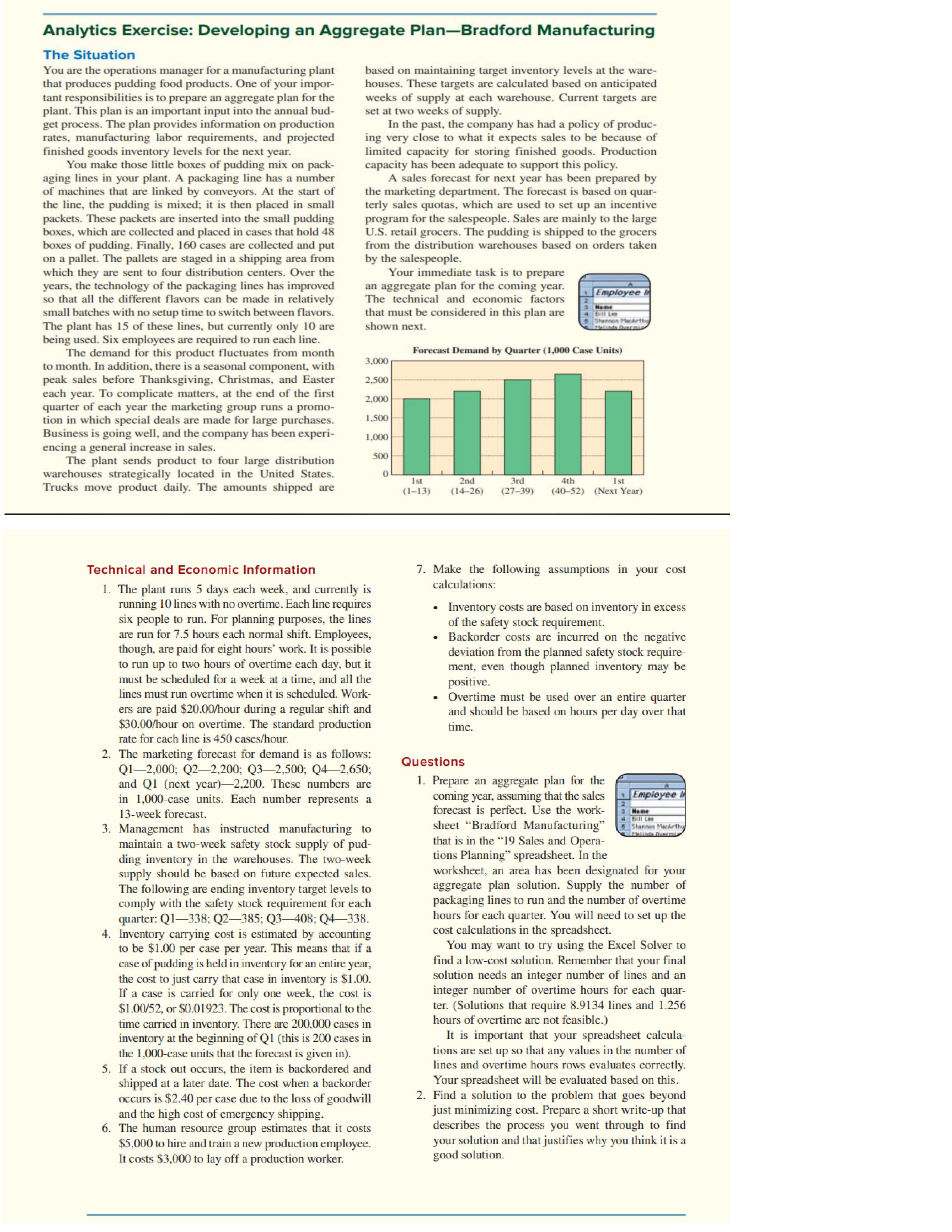 Solved Your task is to evaluate the aggregate plan using | Chegg.com