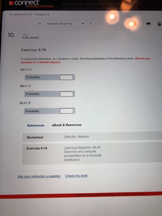 Solved connect. BUSINESS STATISTICS Assignment # 6-Chapter 6 | Chegg.com Solved connect. BUSINESS STATISTICS Assignment # 6-Chapter 6 | Chegg.com