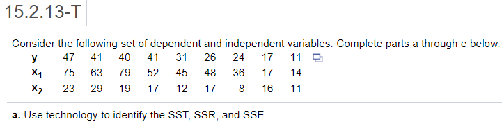 Solved b. Calculate the multiple coefficient of | Chegg.com