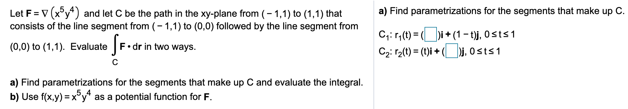 Solved a) Find parametrizations for the segments that make | Chegg.com