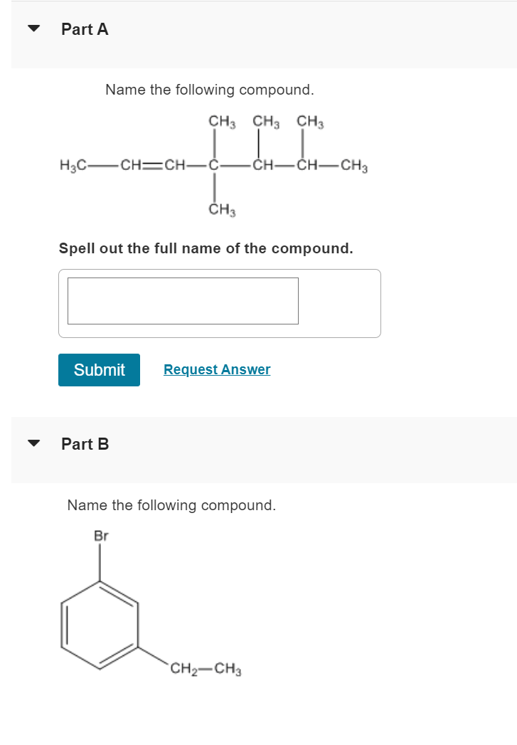 Solved Name the following compound. Spell out the full name | Chegg.com