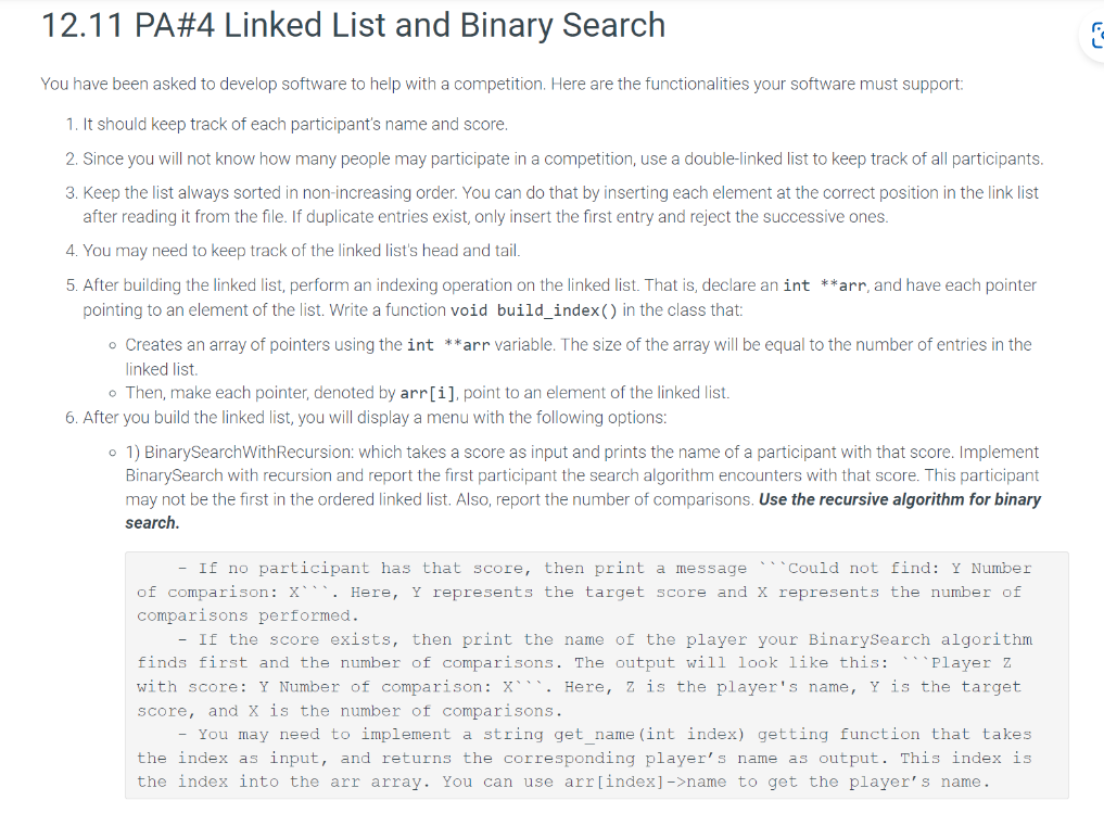 Solved The format of the input file is: Reading each line as | Chegg.com