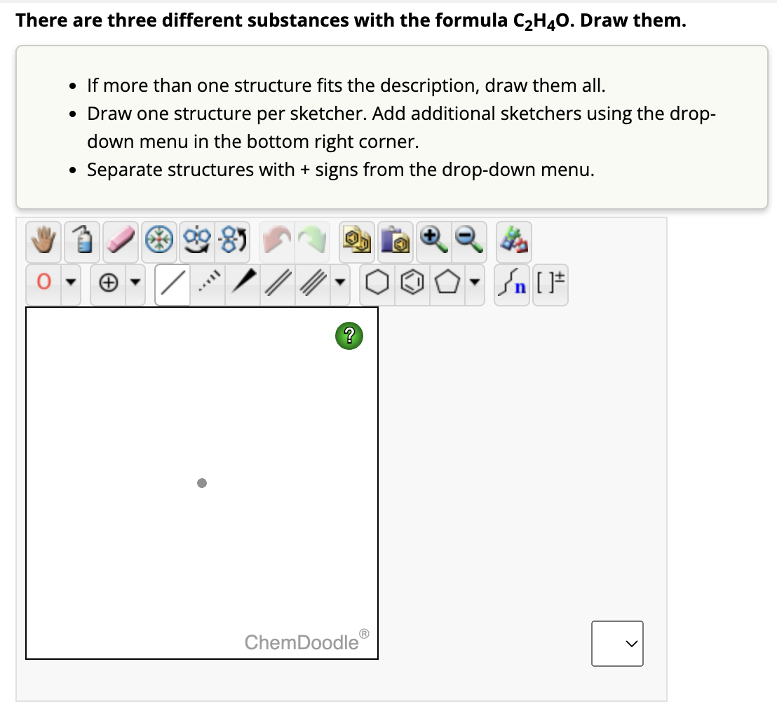 Solved There are three different substances with the formula | Chegg.com