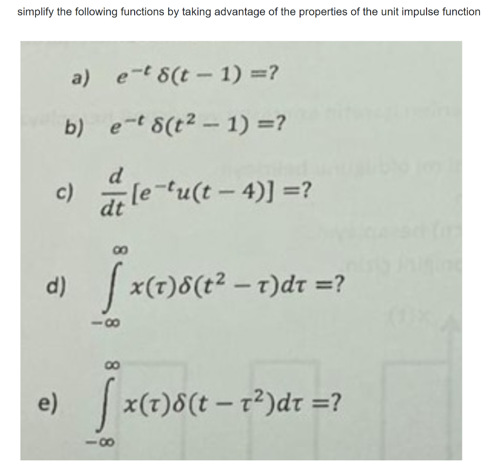 Solved simplify the following functions by taking advantage | Chegg.com