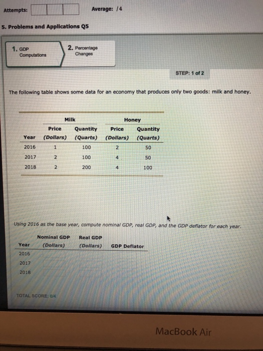 Solved Attempts: Average: 14 5. Problems and Applications Q5 | Chegg.com