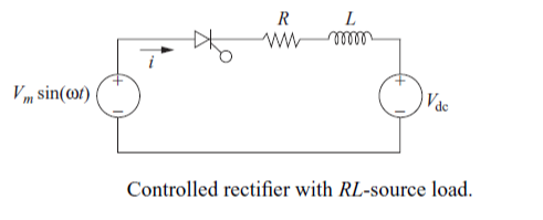 Solved Problem 4 Controlled Rectifier with RL load A | Chegg.com