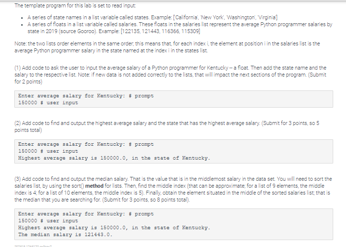 Solved The template program for this lab is set to read | Chegg.com