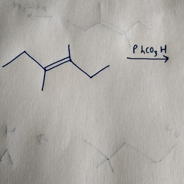 Solved What is the organic product of this alkene in peracid | Chegg.com