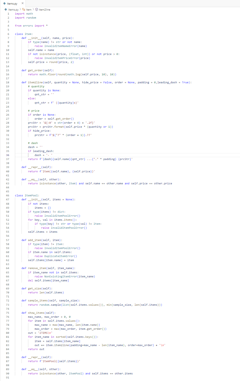 Solved In this task you will re-organize the code base. Your | Chegg.com