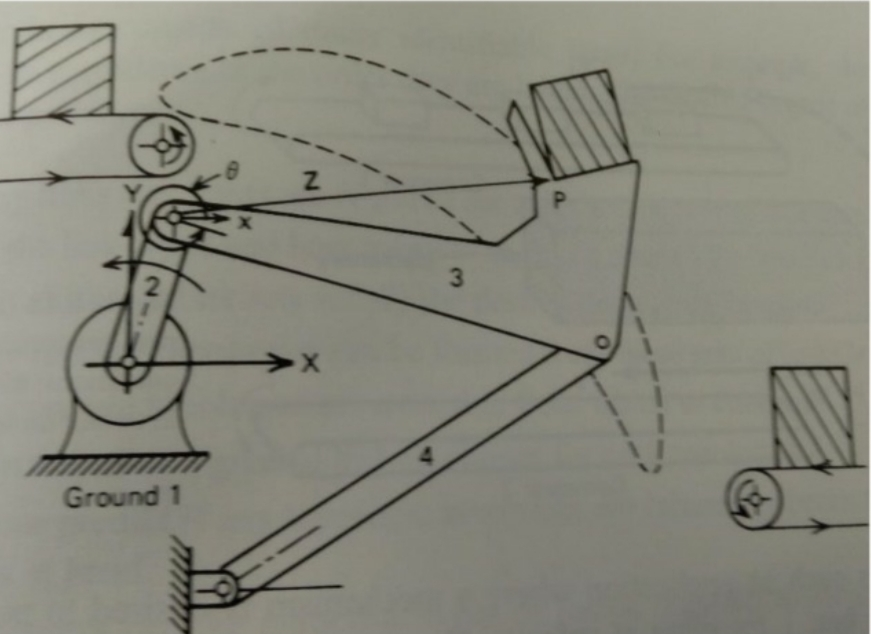 Part transport mechanism from one conveyor belt to | Chegg.com
