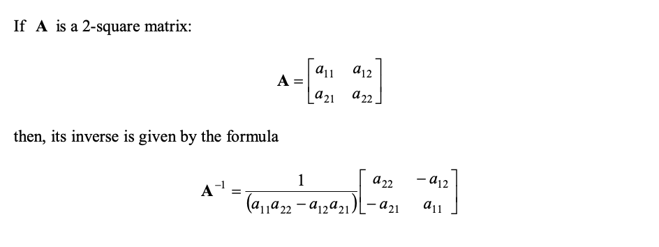 Solved Matrix-Matrix Operations 1. Type >>A=[1 2; 34) A = 4 | Chegg.com