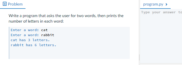 Solved Problem Programpy Type Your Answer To Write A 