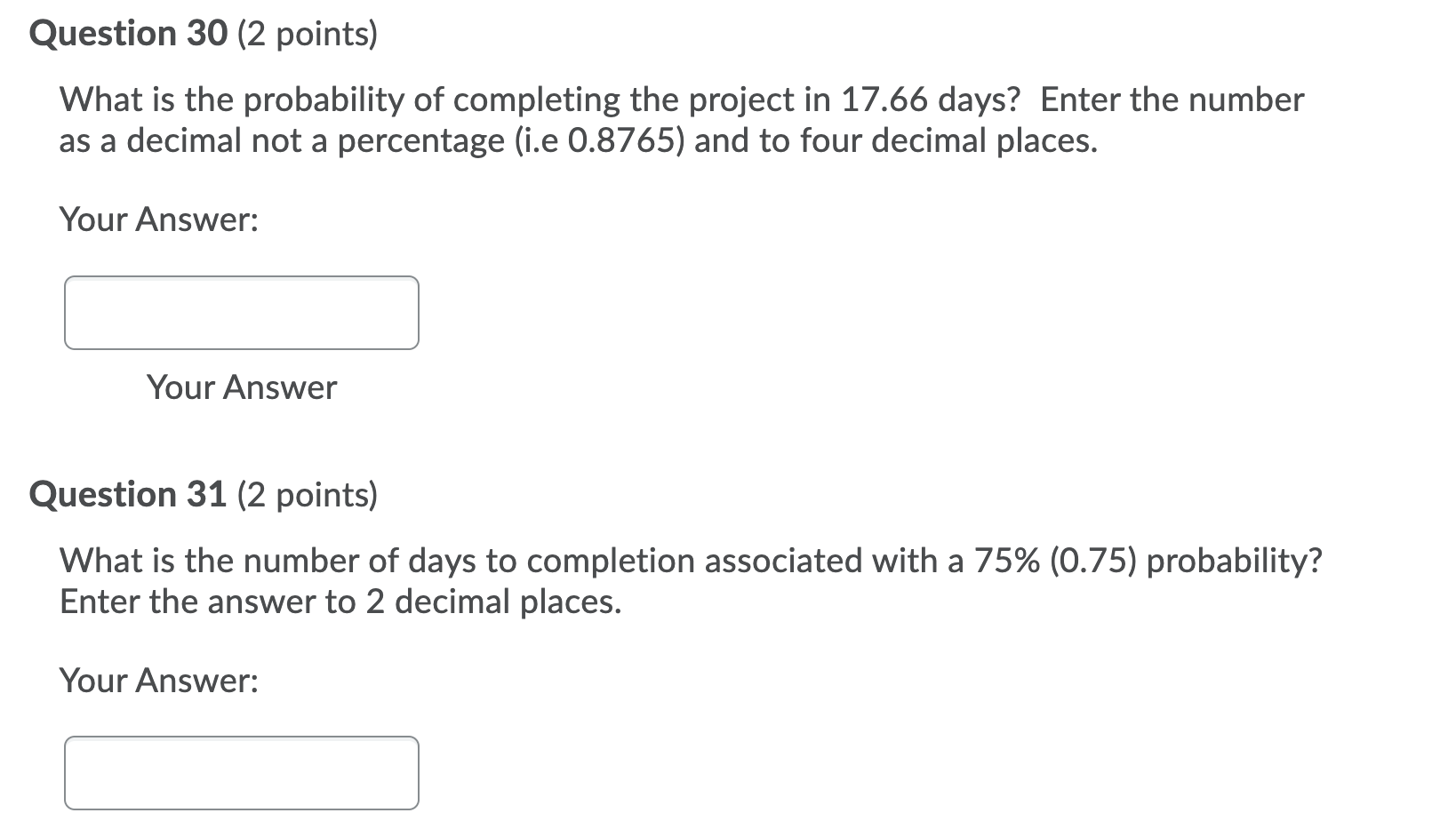 Solved You are asked to undertake a project for your | Chegg.com