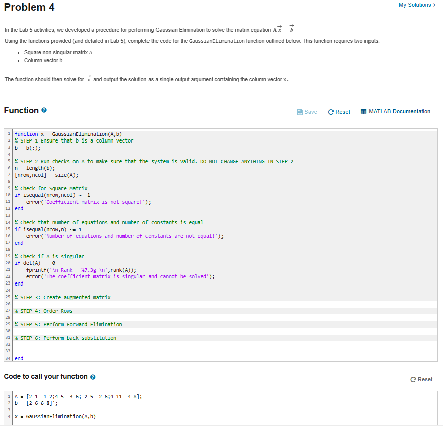 Solved In the Lab 5 activities, we developed a procedure for | Chegg.com