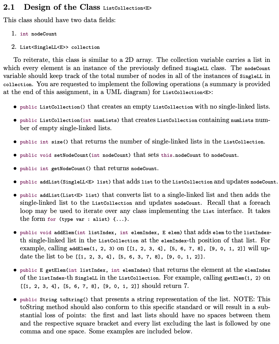 Solved Public Class Listnode Private E Data Private