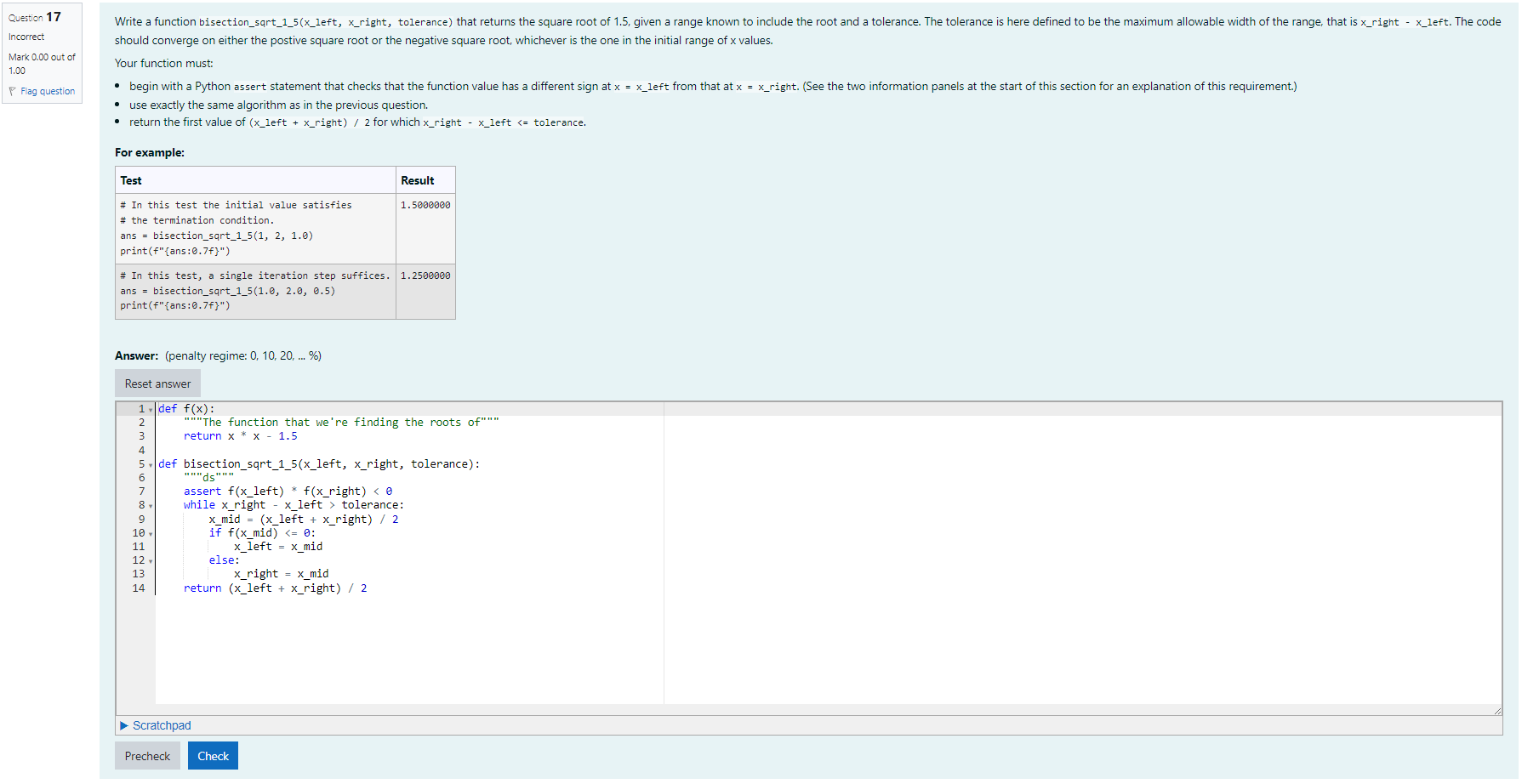 Solved Answer: (penalty regime: 0,10,20,…% )One or more | Chegg.com
