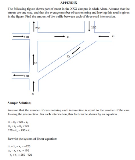 Solved 1. Create your own scenario of traffic flow with the | Chegg.com