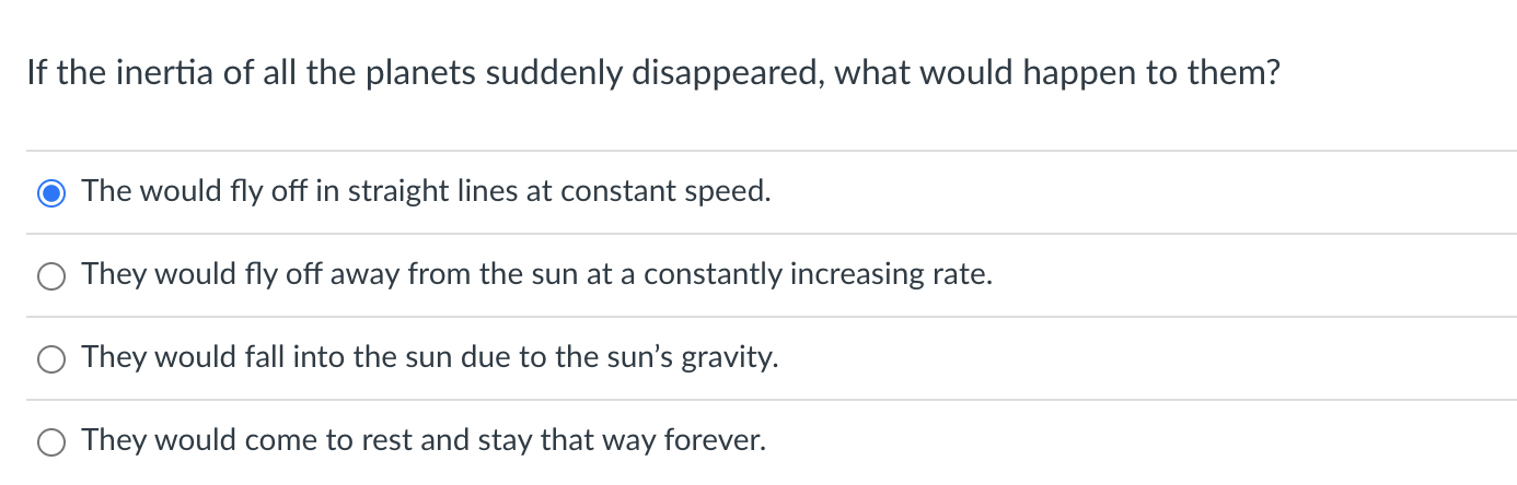 Solved If the inertia of all the planets suddenly | Chegg.com