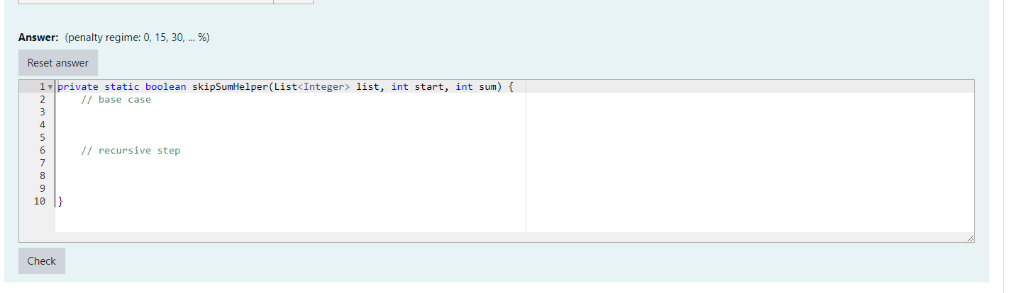 Solved Please read the question carefully and detailed java | Chegg.com