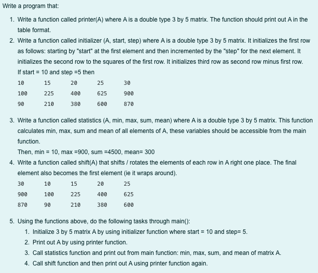Solved Write a program that: 1. Write a function called | Chegg.com