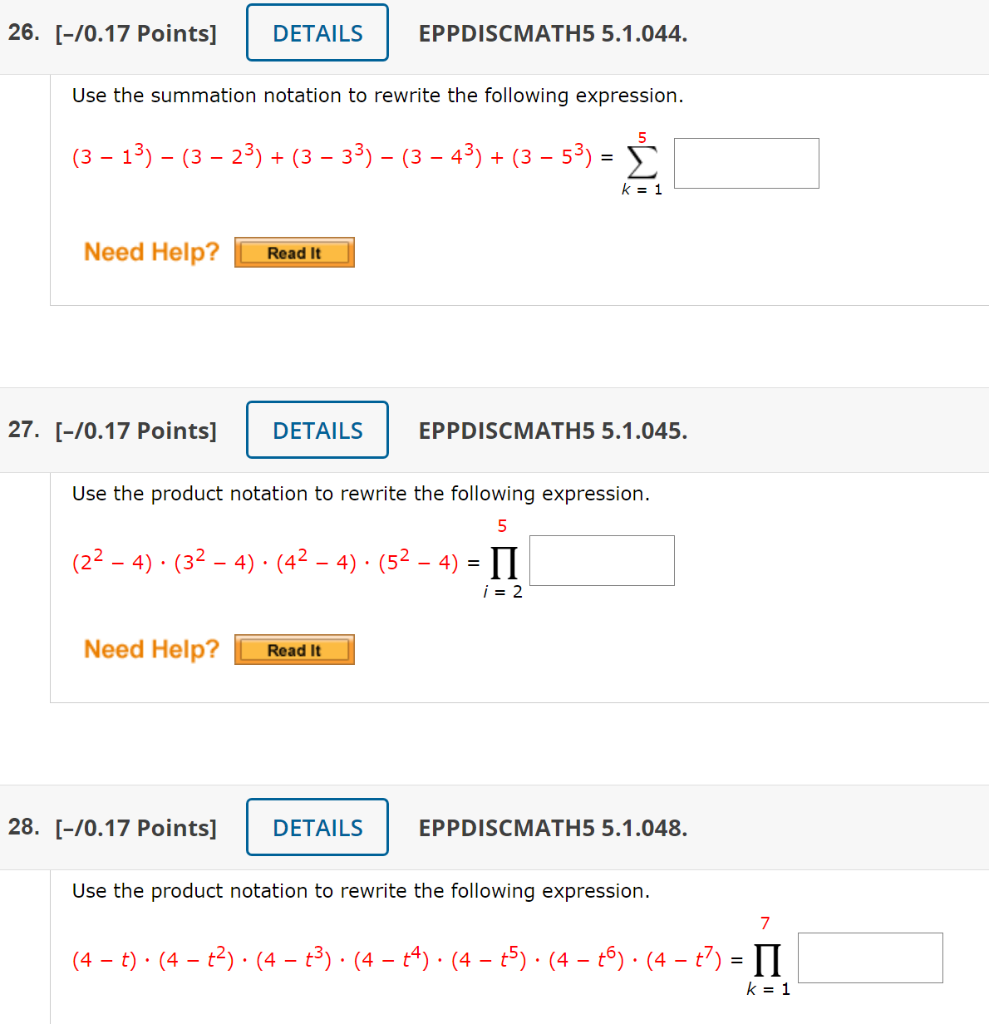 Solved -/0.17 Points] EPPDISCMATH5 5.1.044. Use the | Chegg.com