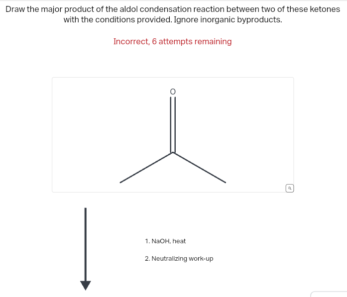 Solved Draw the major product of the aldol condensation | Chegg.com