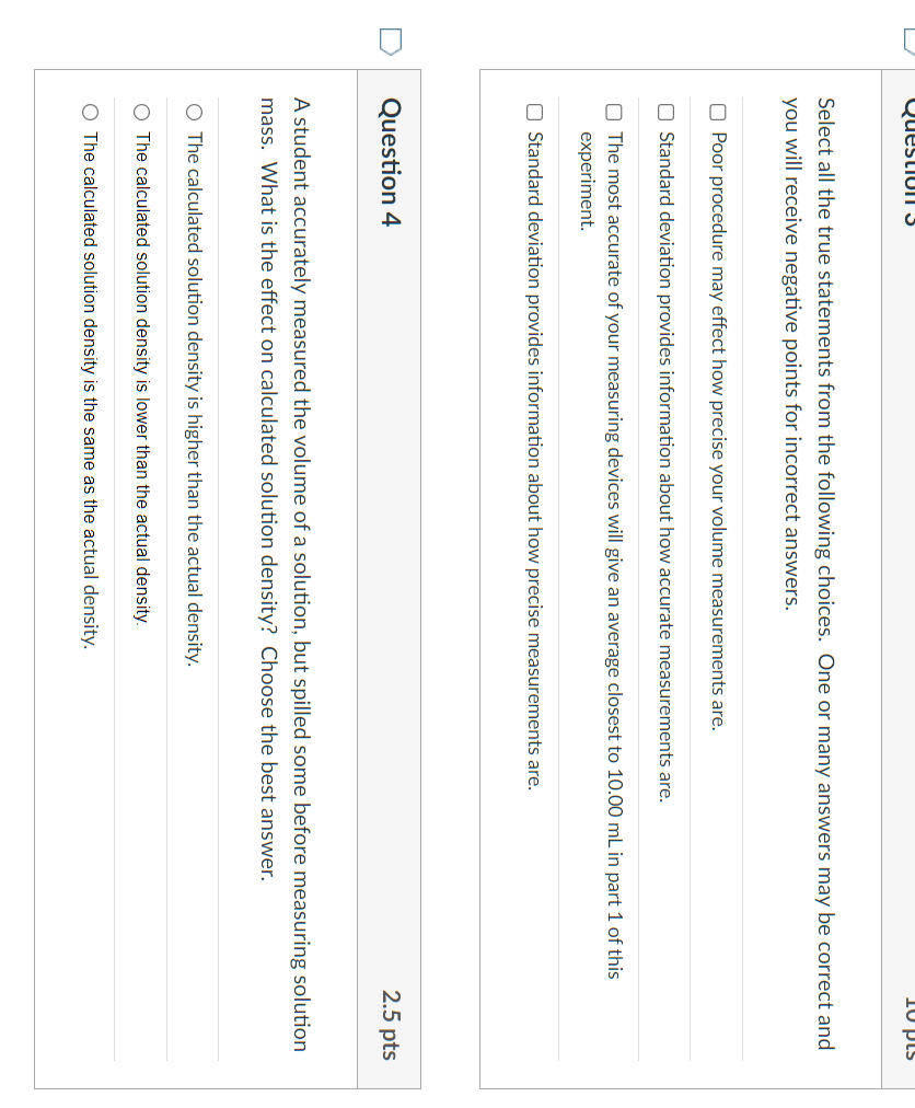 Solved Select all the true statements from the following | Chegg.com