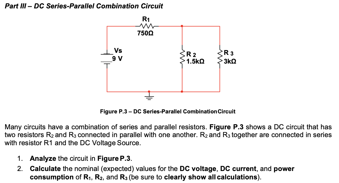 Series Parallel Combination Circuit Calculations