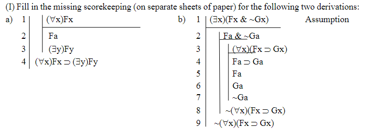 Solved (I) Fill in the missing scorekeeping (on separate | Chegg.com