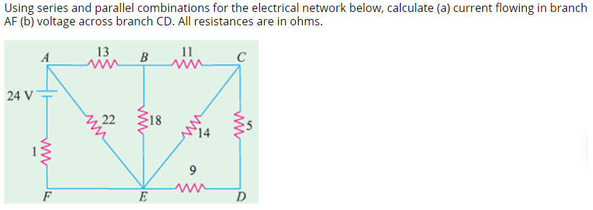 Solved Using series and parallel combinations for the | Chegg.com