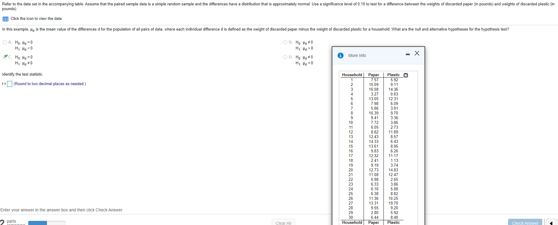 Solved Identify The Test Statistic P Value And What Is The 2284